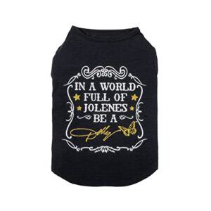 doggy parton black be a dolly tee - xxl