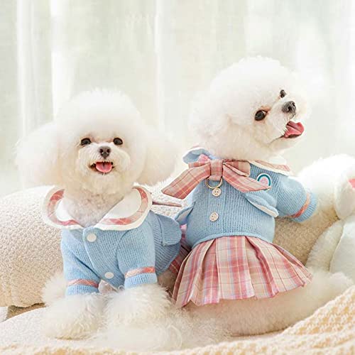 Pet Clothes for Large Dogs Girl Autumn and Winter Dog Skirt Cat Sweater Skirt Warm Sweater Pet Clothes Warm Pet Vest Dress Princess Pet Clothes for Medium Dogs Summer