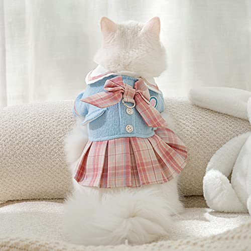 Pet Clothes for Large Dogs Girl Autumn and Winter Dog Skirt Cat Sweater Skirt Warm Sweater Pet Clothes Warm Pet Vest Dress Princess Pet Clothes for Medium Dogs Summer