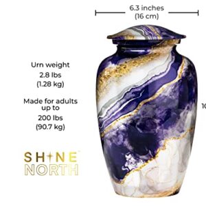 Shine North Urns for Ashes Adult Male Urns for Human Ashes Adult Female with 4 Small Urns for Human Ashes