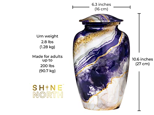 Shine North Urns for Ashes Adult Male Urns for Human Ashes Adult Female with 4 Small Urns for Human Ashes