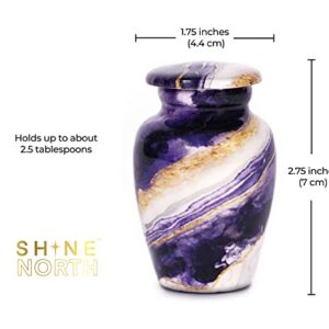 Shine North Urns for Ashes Adult Male Urns for Human Ashes Adult Female with 4 Small Urns for Human Ashes