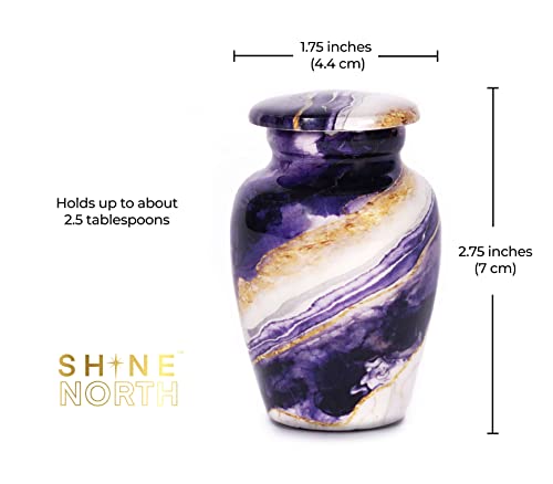 Shine North Urns for Ashes Adult Male Urns for Human Ashes Adult Female with 4 Small Urns for Human Ashes