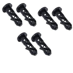 6pcs wheelie bin lid hinge pinplastic wheelie bin lid hinge pin wheelie trash bins 67mmx31mm black for 80-240l household and commercial