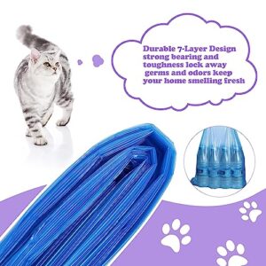 10 Pack Cat Litter Refills Scented Bag Compatible with Your Standard and Plus Genie Litter Disposal Refill Cartridge, Universal Litter Refills Bag (Not Include Cartridge)