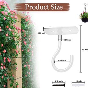 ASZUNE Ceiling Hooks for Hanging Plants - Metal Plant Bracket Iron Wall Mount Lanterns Hangers for Hanging Bird Feeders, Lanterns, Wind Chimes, Planters, Outdoor Decoration Hooks