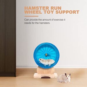 generic 1pc Gerbils Supporting Hamsters Hamster Mute Toy Gerbil Running Exercise Small for Wooden Syrian Jogging Holder Exercising Wheel Rotating Pet Supplies Run Silent Rack Pets Bracket