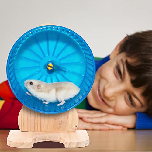 generic 1pc Gerbils Supporting Hamsters Hamster Mute Toy Gerbil Running Exercise Small for Wooden Syrian Jogging Holder Exercising Wheel Rotating Pet Supplies Run Silent Rack Pets Bracket