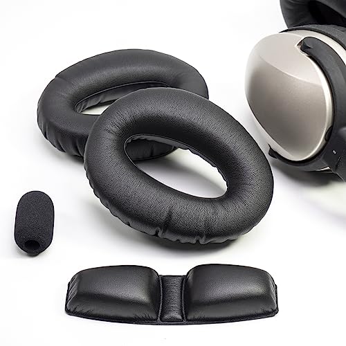 Voarmaks Renew Kit Ear Pads Cushion Mic Muff Windscreen Headband Pad Compatible with Lightspeed Zulu Sierra Zulu 2 Zulu PFX Aviation Headset Headphone (AllSet)