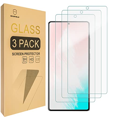 Mr.Shield [3-Pack] Designed For Samsung Galaxy Note 20 [Fingerprint Unlock Compatible] [Tempered Glass] [Japan Glass with 9H Hardness] Screen Protector with Lifetime Replacement