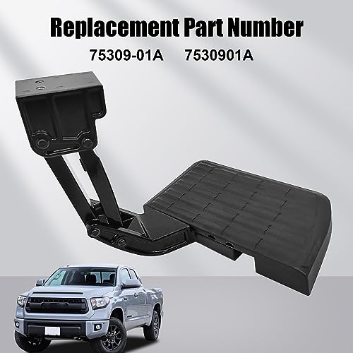 75309-01A Bed Step Compatible with Toyota Tundra 2014 2015 2016 2017 2018 2019 2020 2021 Bedstep Retractable Bumper Truck Tailgate Step Replace 75309-01A