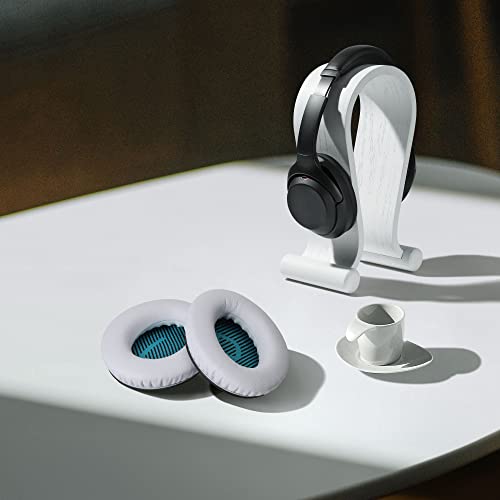 kwmobile Ear Pads Compatible with Bose Soundlink Around-Ear Wireless II Earpads - 2X Replacement for Headphones - White