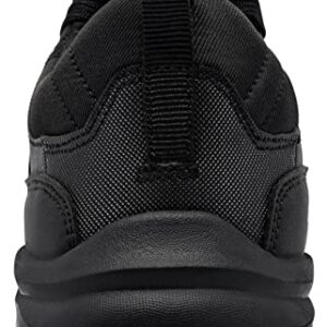 LARNMERN Non Slip Work Shoes for Men Fashion Walking Sneakers Kitchen Chef Shoe Waterproof Food Service Restaurant Slip Resistant Comfortable Leather Casual Athletic Tennis Shoes/10.5/Black