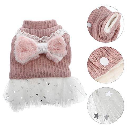 - Supplies Party Pet Clothes Outfit Apparels Adorable Birthday Winter Dress Fashion Lovely Costume Dogs Costumes Cat and Dog Clothing Warm Puppy for Comfortable Small Daily