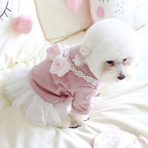 - Supplies Party Pet Clothes Outfit Apparels Adorable Birthday Winter Dress Fashion Lovely Costume Dogs Costumes Cat and Dog Clothing Warm Puppy for Comfortable Small Daily