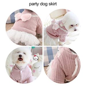 - Supplies Party Pet Clothes Outfit Apparels Adorable Birthday Winter Dress Fashion Lovely Costume Dogs Costumes Cat and Dog Clothing Warm Puppy for Comfortable Small Daily