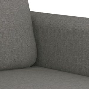 Aisifx 3-Seater Sofa Dark Gray 70.9" Fabric