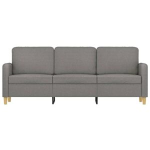 Aisifx 3-Seater Sofa Dark Gray 70.9" Fabric