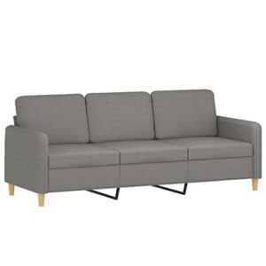 Aisifx 3-Seater Sofa Dark Gray 70.9" Fabric