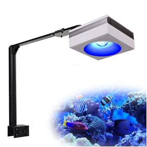 popbloom rs90 led aquarium light - updated program coral reef light dimmable 90watts full spectrum sunrise sunset for marine fish tanks reef led light fixture