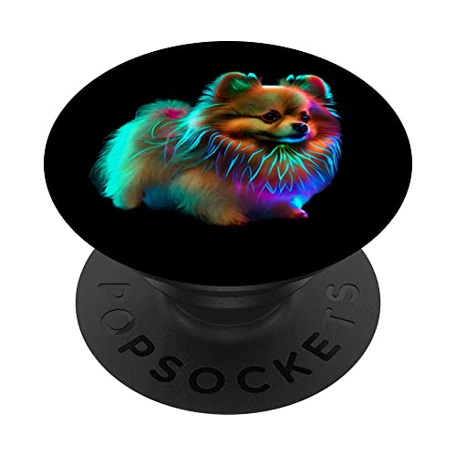 Cute Pomeranian Puppy Dog Breed Design for women or girls PopSockets Swappable PopGrip