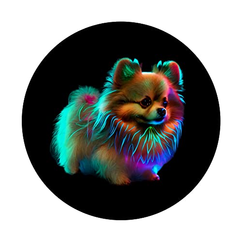 Cute Pomeranian Puppy Dog Breed Design for women or girls PopSockets Swappable PopGrip