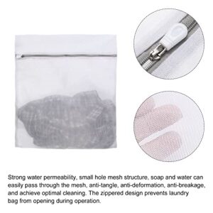 PATIKIL Universal Wash Bag Mesh Washing Cleaning Bag Zipper Clothes Shoes Bag 25x30mm,30x40mm, 40x50mm, 50x60mm for Washing Machine