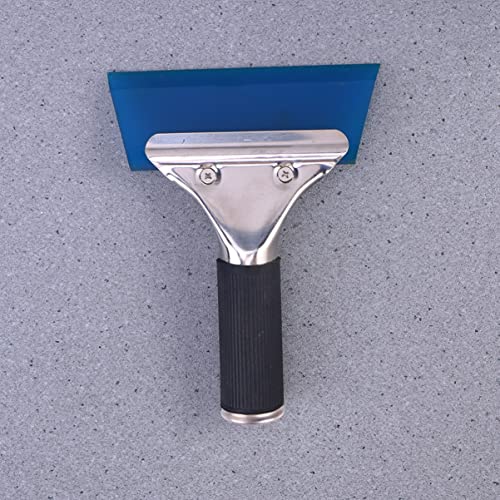 Housoutil Glass Squeegee Car Scraper and Squeegeeblue Squeegee Windows Window Shower Blue Car Blades Glass Cowhells Rubber Mirror for Auto Silicone Glass Squeegee Car Scrapper