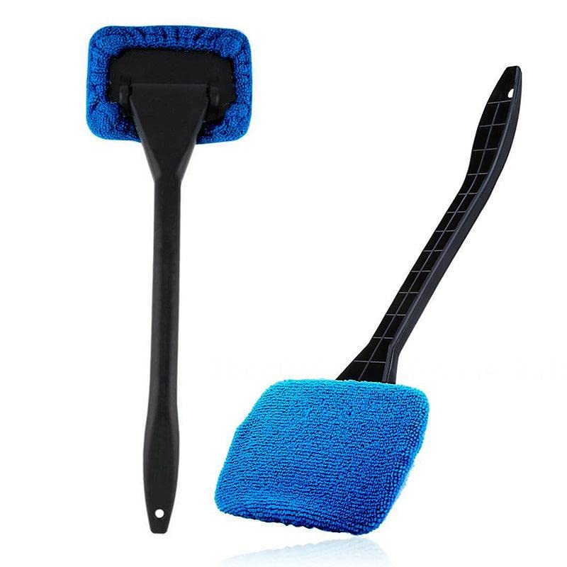 GAOMEE Car Window Windshield Cleaner Brush Kit Cleaning Tool Set Windshield Cleaner Wipe Tool with Long Handle