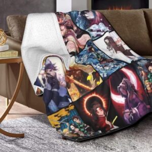 Anime Blanket,Comfortable Throw Blanket,Ultra Soft Flannel Blankets,Warm Lightweight Blankets for Bedding Sofa Travel 50"X40"