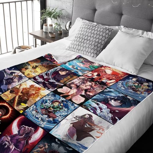 Anime Blanket,Comfortable Throw Blanket,Ultra Soft Flannel Blankets,Warm Lightweight Blankets for Bedding Sofa Travel 50"X40"