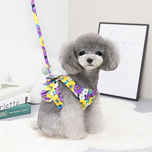 Pet Clothes for Small Dogs Girls Dress Puppy Clothes Bow Tie Belt Belt Skirt Princess Skirt Dog Can Hang Belt T-Shirts for Medium Dogs Easter