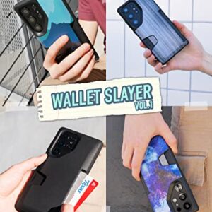 Smartish Galaxy S23 Ultra Wallet Case - Wallet Slayer Vol. 1 [Slim + Protective] Grip Credit Card Holder for Samsung - Black Tie Affair