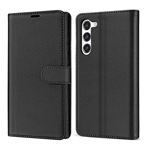 Neiye Compatible with Samsung Galaxy S23 Wallet Case with RFID Blocking Card Slots Stand Magnetic Closure Flip PU Leather Phone Cover for Samsung Galaxy S23 Case Wallet(6.1 inch-Black)