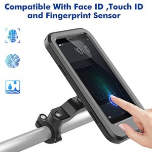 Boiobaia Bike Smartphone Holder Waterproof Up to 6.7 inches Stand Strong Fixing Shockproof