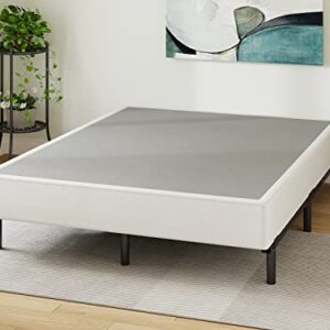 RLDVAY King-Box-Spring, 9 inch Metal King Size Box Spring Only, Heavy Duty Box Spring King with Fabric Cover, Easy Assembly, Non Slip, Noise Free