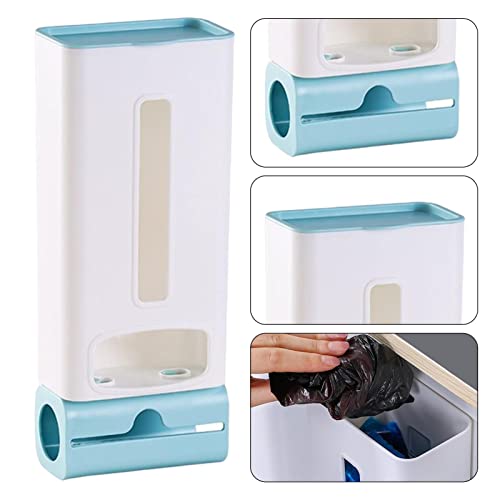 Trash Bag Dispenser,Wall Mount Trash Bag Holder,Grocery Bag Organizer Trash Bag Storage Grocery Bag Holder Trash Bag Holder For Home And Kitchen Organization