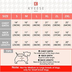 KYEESE 2 Pack Dogs Shirts Quick Dry Lightweight Dog T-Shirts with Reflective Label Tank Top Sleeveless Dog Vest for Small Dogs Puppy Clothes Strawberry Pattern Great for Summer, Large, Strawberry+Rose