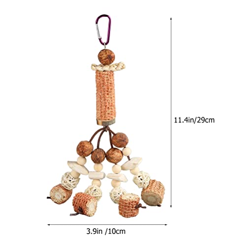 LUOZZY Suspending Parrot Toy Parakeet Toy Cage Cockatiel Toy Bird Supplies for Home