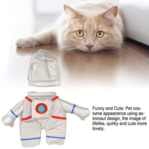 Dog Costume Cute Funny Stylish Loose Pet Astronaut Costume Cat Astronaut Outfit Pet Clothes for Christmas Party Halloween Party Daily Wearing(M)