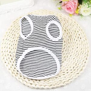 Large for Dogs Female Shirts with 6 Striped Colorful Dog Colors Clothes Apparel T Striped Striped Vest Dog Shirts Puppy Shirts Pet Clothes Dog Medium No