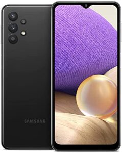 samsung galaxy a32 5g (64gb, 4gb) 6.5" 90hz display, 48mp quad camera, all day battery, us model (fully unlocked for at&t, t-mobile, verizon, global) a326u1 (64gb sd bundle, black)