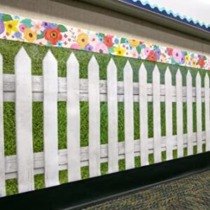 Teacher Created Resources Wildflowers Straight Border Trim, 35 Feet