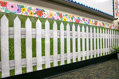 Teacher Created Resources Wildflowers Straight Border Trim, 35 Feet