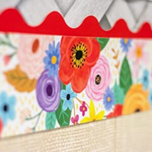 Teacher Created Resources Wildflowers Straight Border Trim, 35 Feet