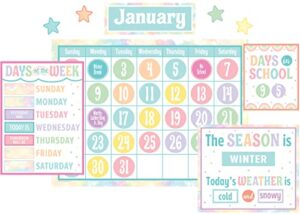 teacher created resources pastel pop calendar bulletin board