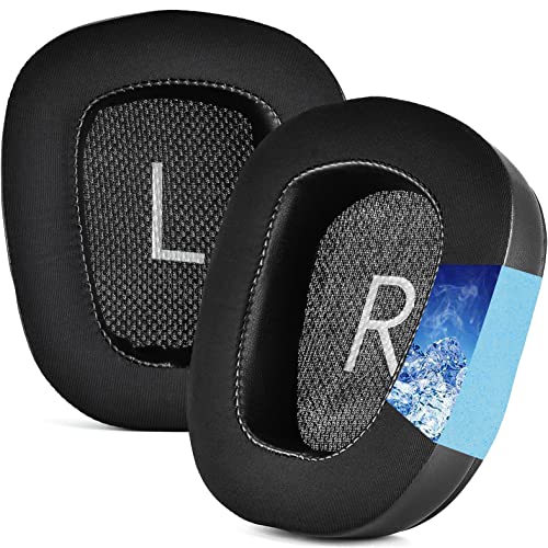 Silicone Gel Instant chill Ear Pads - defean Replacement Earpads Cushion Compatible with Logitech G35 G930 G933 G933S G935 G633 G633S G635 G533 G430 G431 G432 G433 G435 Gaming Headset