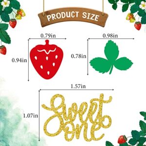 Strawberry 1st Birthday Confetti, Sweet One Brithday Decor, Berry Sweet, Strawberry Party Decorations, 300 Pcs