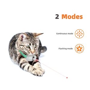 OKCAHA Cat Laser Collar, Automatic Cat Toy, Cat Toys for Indoor Cats, USB Rechargeable, 15min Auto-Off, Interactive Smart Amusing Collars for Kitten Exercise, Ideal Gifts for Cat Lovers