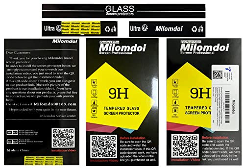 Milomdoi [3+3 Pack] for Samsung Galaxy S23 Ultra Screen Protector [Not Glass] Accessories 3 Pack TPU Film with 3 Pack Tempered Glass Camera Lens screen protector for Samsung S23 Ultra case friendly